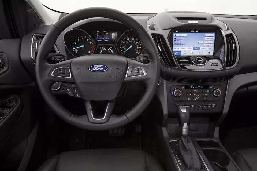 2017-2019 Ford Escape Steering Wheel Detail