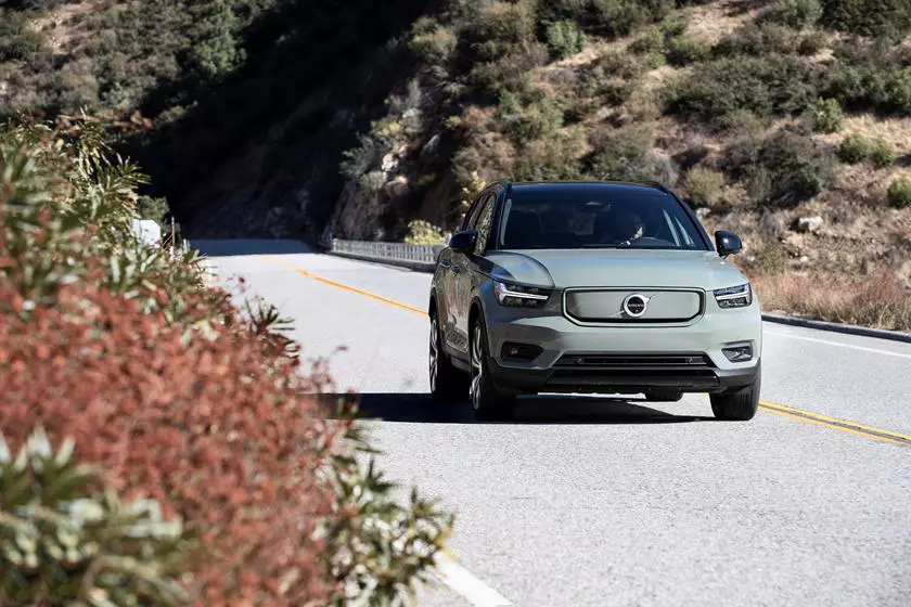 2021-2022 Volvo XC40 EV Front View Driving