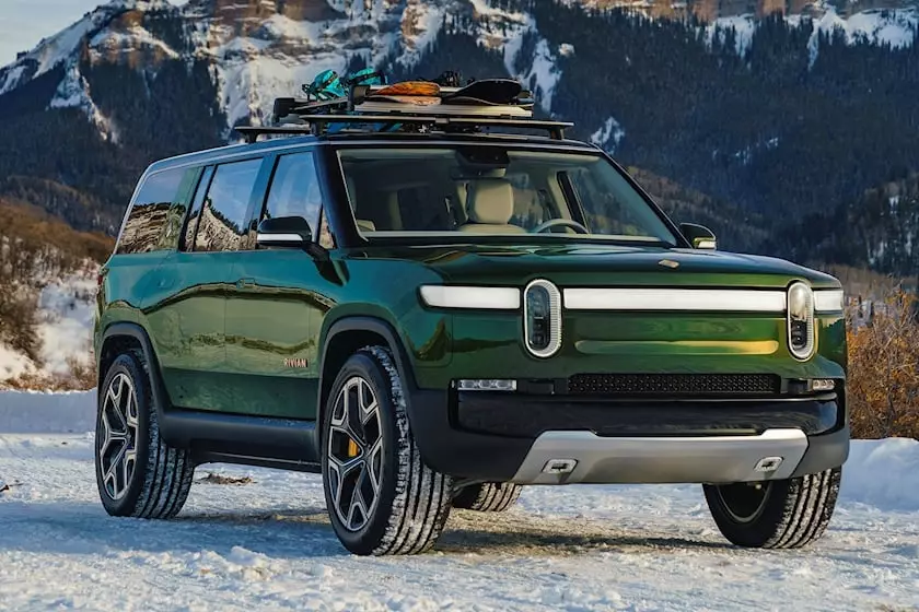 2022 Rivian R1S SUV פראָנט ווינקל View