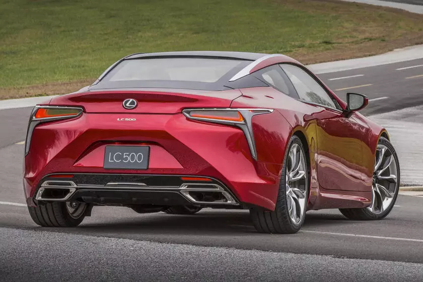 2018-2020 Lexus LC 500 Rear Angle View