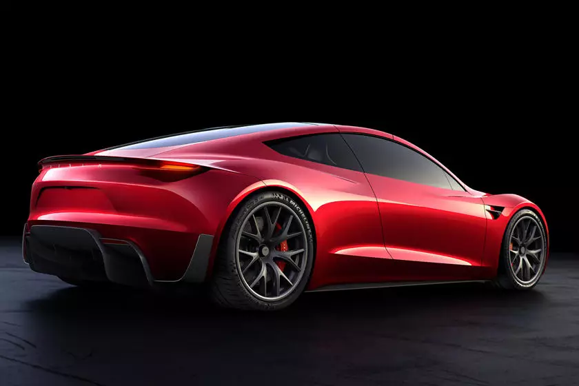 Tesla Roadster 2023 Vue d'angle arrière