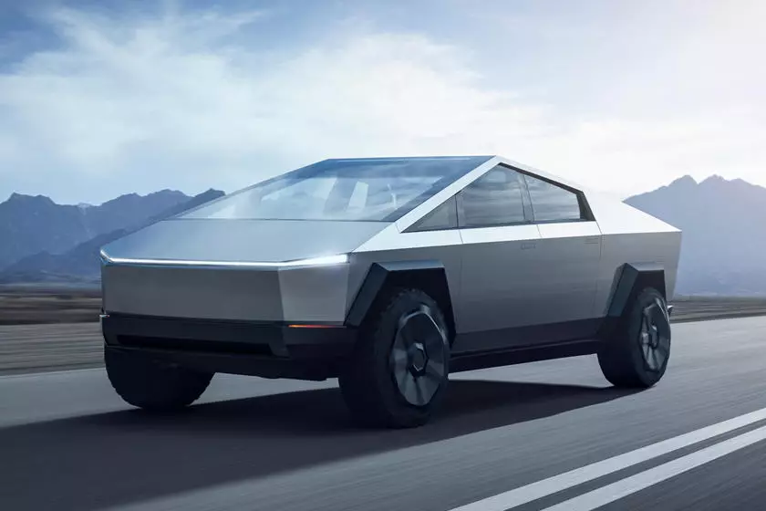 2022 Tesla Cybertruck akstur framhorn