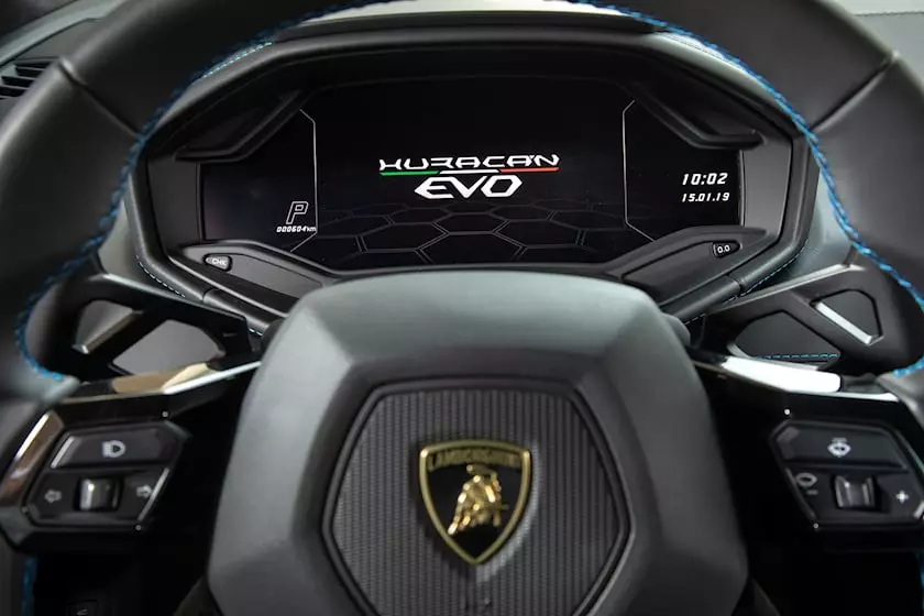 2020-2021 Lamborghini Huracan Evo -mittariklusteri