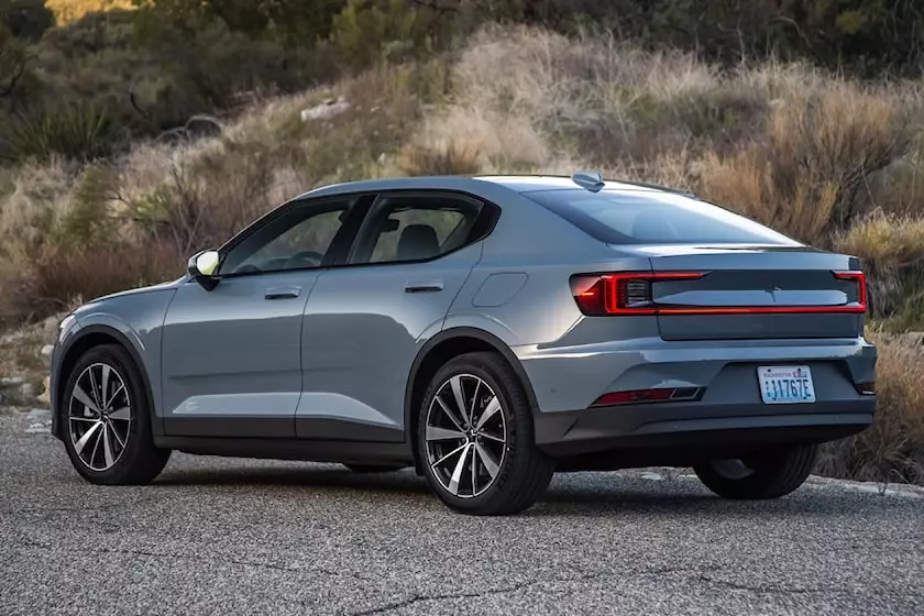 2021-2022 Polestar 2 Rear Angle View