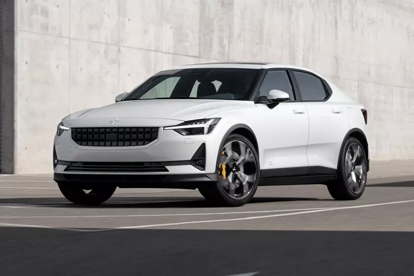 2021 Polestar Polestar 2 מבט זווית קדמית