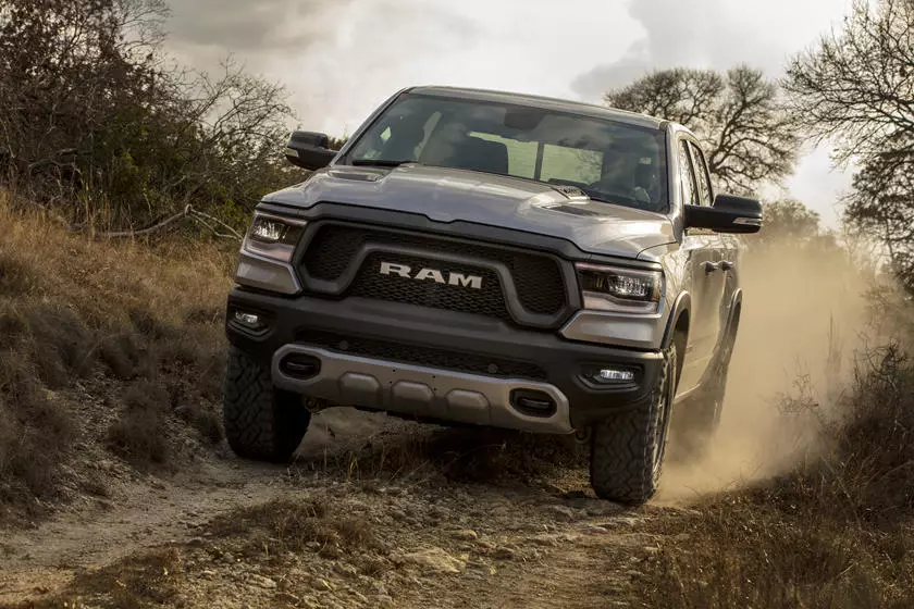 2019-2021 Ram 1500 Front View Driving