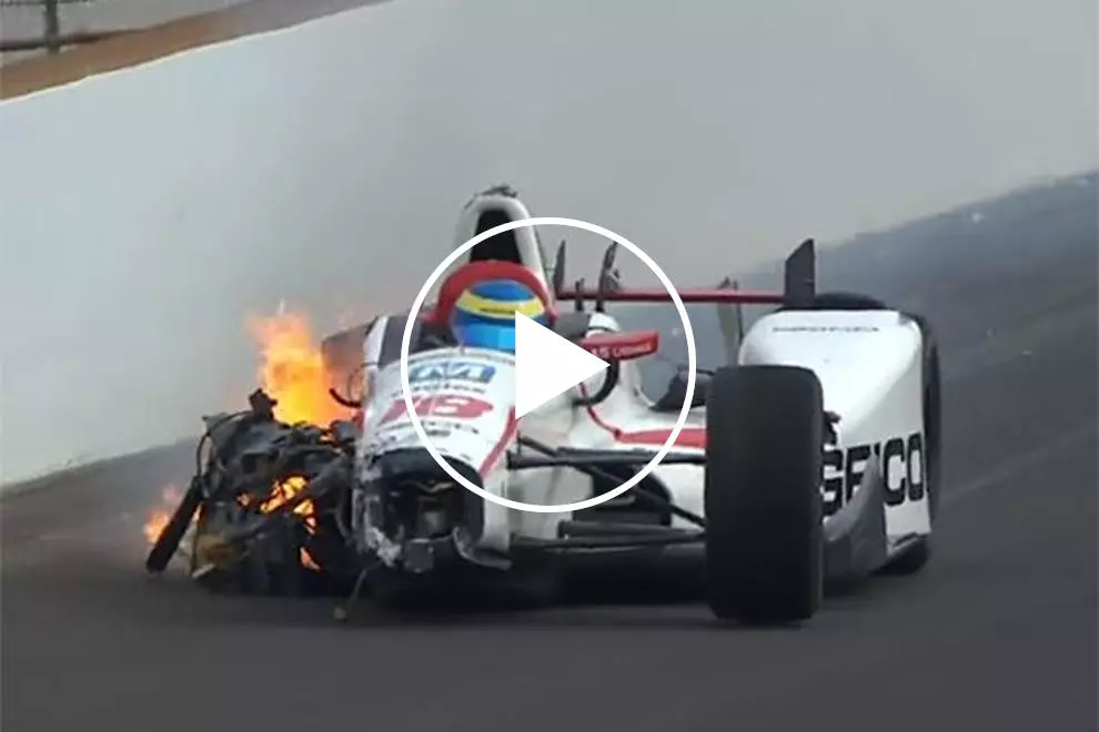 Brutal Indy 500 Crash kaže, kako daleč je prišla varnost v motošportu