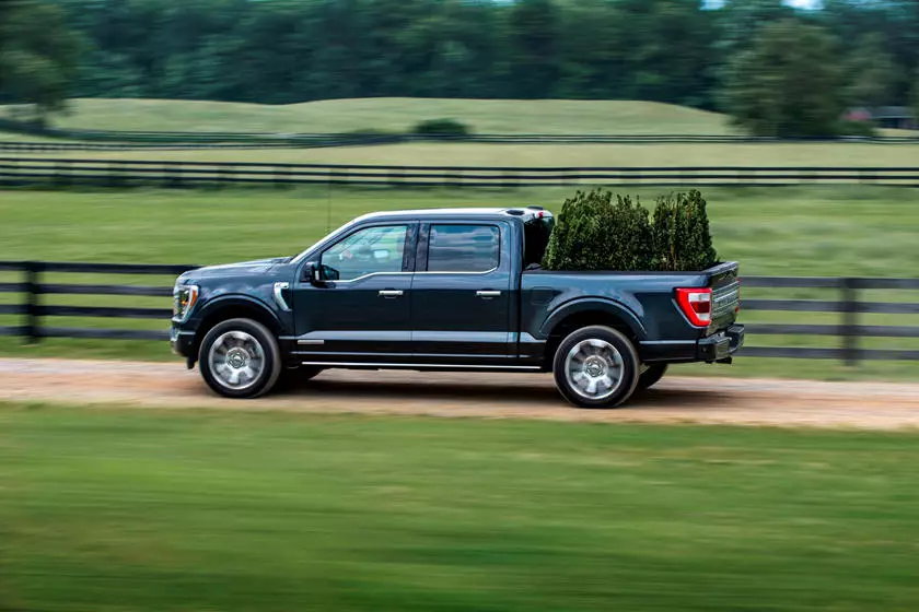 2021 Ford F-150 vista lateral de conducción