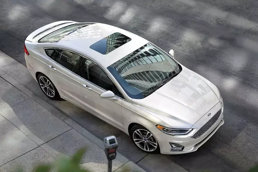 2019-2020 Ford Fusion Sedan Top View