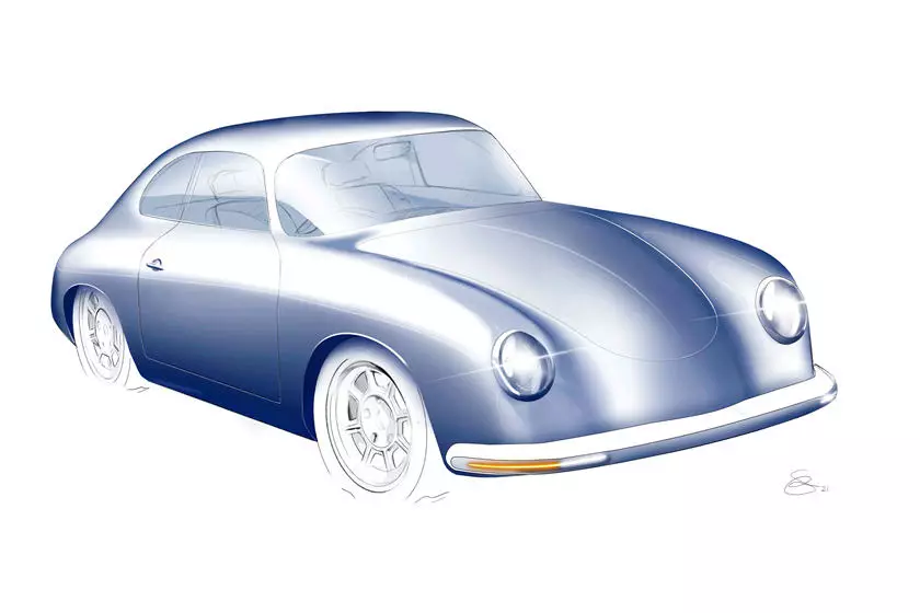 Porsche 356-ը վերաիմաստավորվել է որպես ցնցող ռետրո էլեկտրական սպորտային մեքենա 30884_1