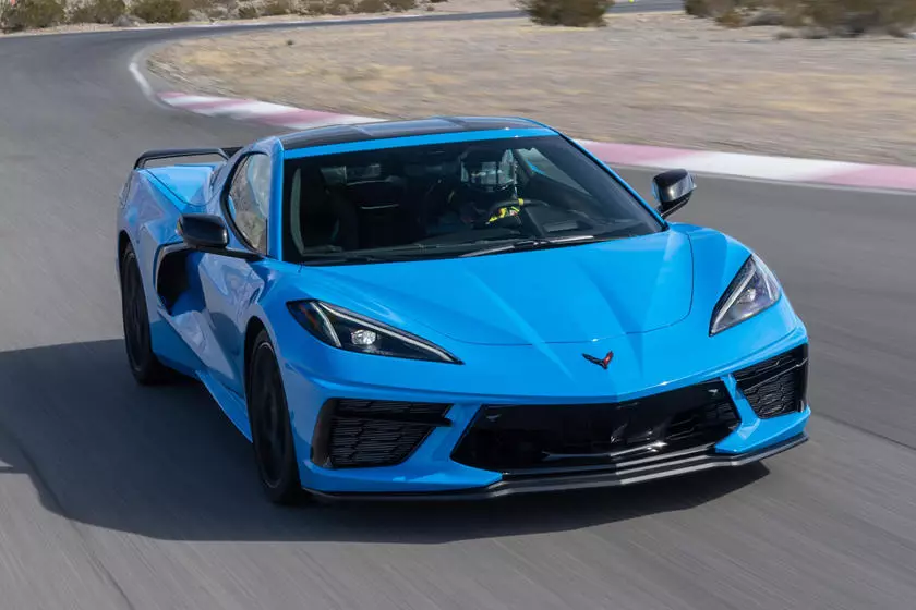 2020-2021 Chevrolet Corvette C8 රියදුරු ඉදිරිපස කෝණය