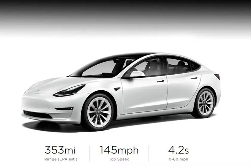 Ole mea lilo lea i tua ole 2021 Tesla Model 3 ole fa'ateleina ole va'aiga 31312_1