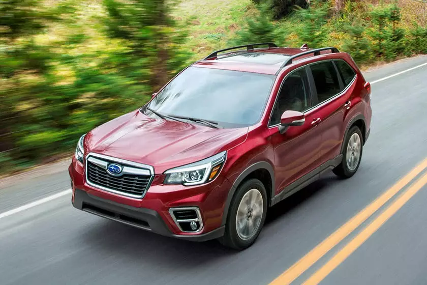 2019-2020 Subaru Forester Front View Driving