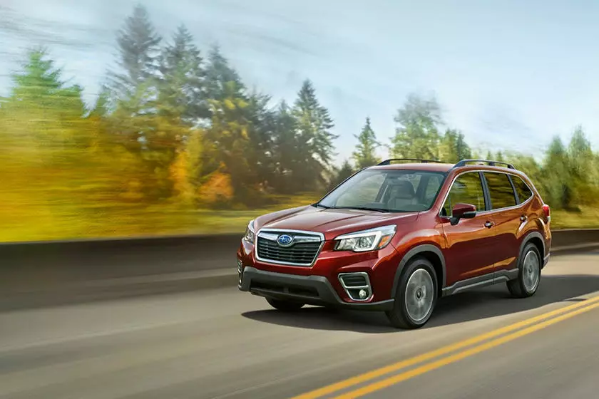 2019-2020 Subaru Forester Front View Driving