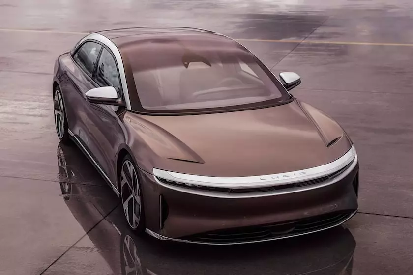 Vista frontal Lucid Air 2021-2022