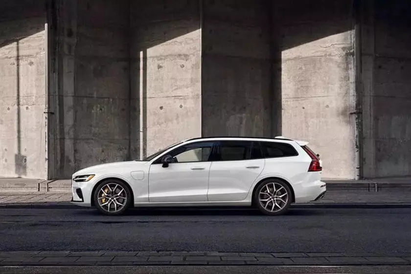 2020-2021 Volvo V60 Hybrid Side View