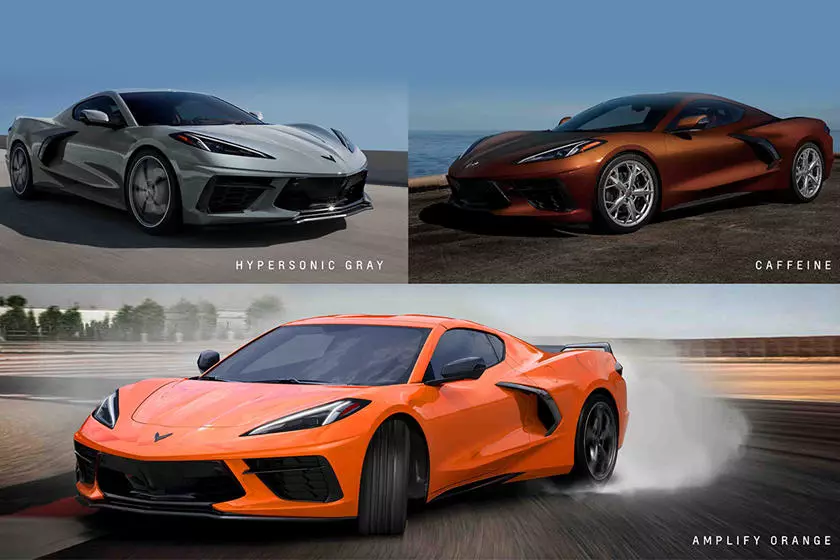 Chevy atklāj trīs jaunas 2022. gada Corvette krāsas 31941_1