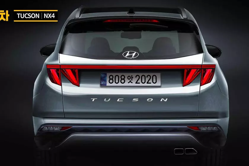 Яңа Hyundai Tucson бик поляризацияләнгән дизайнга ия булачак 32125_9