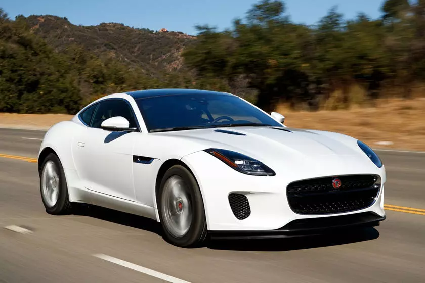 2017-2020 Jaguar F-TYPE Coupe Front View Driving