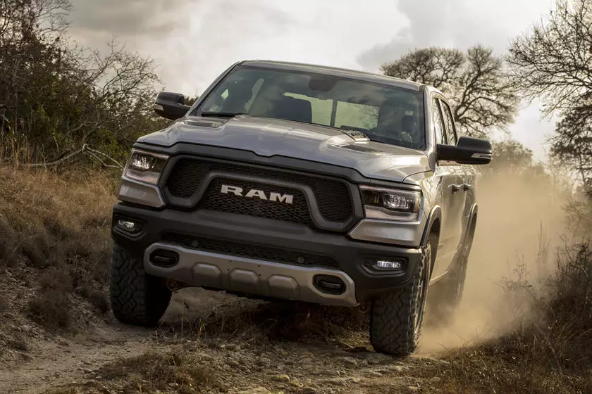 2019-2021 Ram 1500 Front View Driving