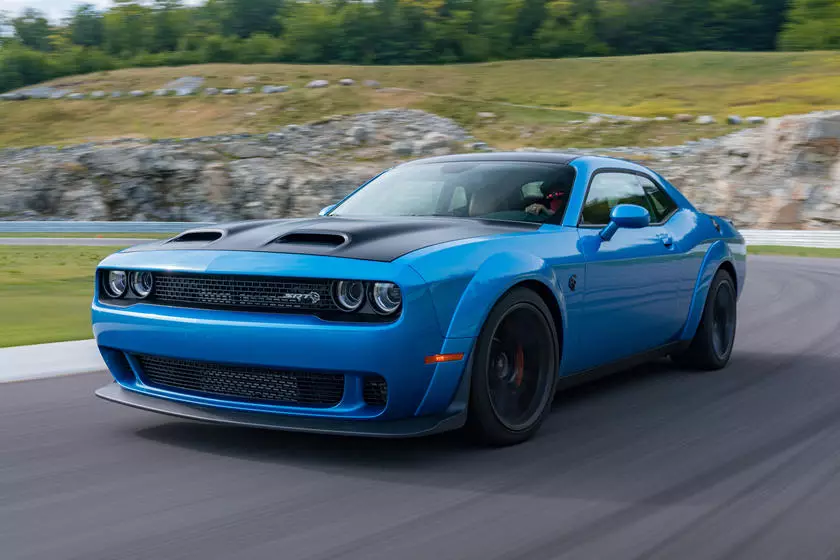 2019-2021 Dodge Challenger SRT Hellcat Front View Driving