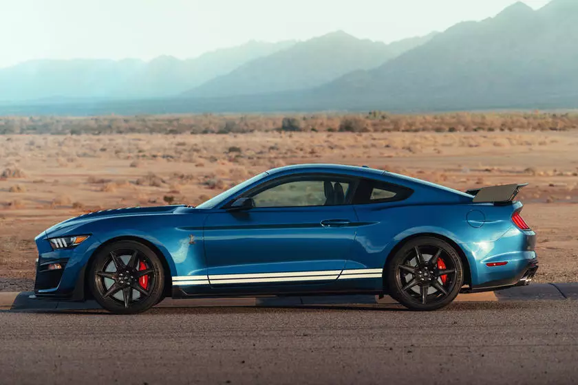 2020-2021 ፎርድ ሼልቢ GT500 Mustang የጎን እይታ
