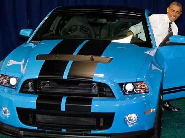 Obama l'aime du muscle Mustang Shelby GT500 V8 32523_1