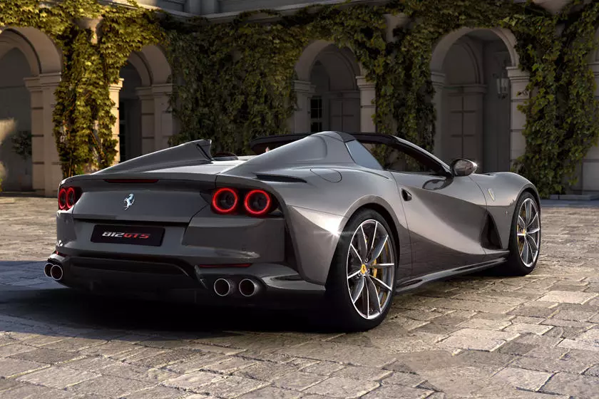 2020 Ferrari 812 GTS Rear Angle View