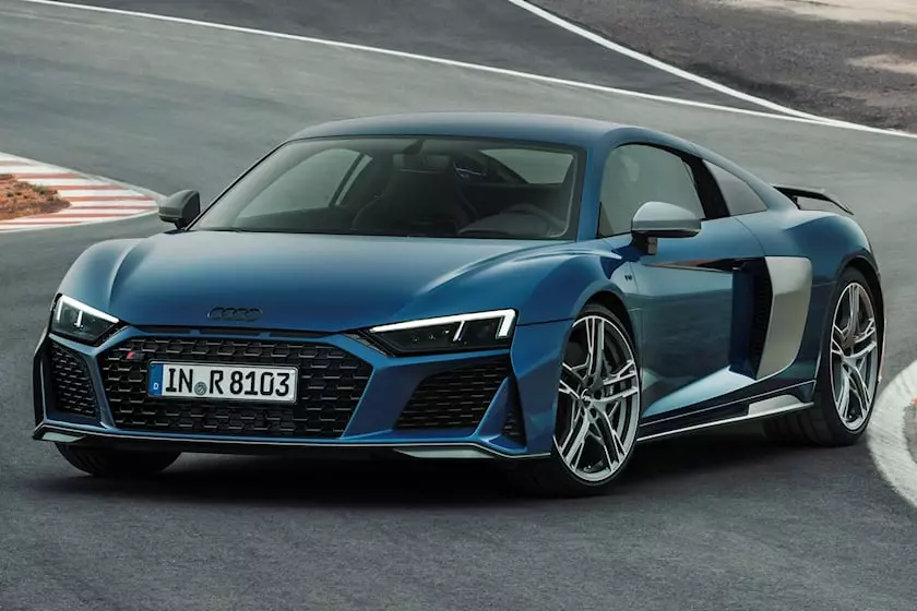 2020-2022 Audi R8 Kẹkẹ ẹlẹsẹ mẹrin Wiwo igun iwaju