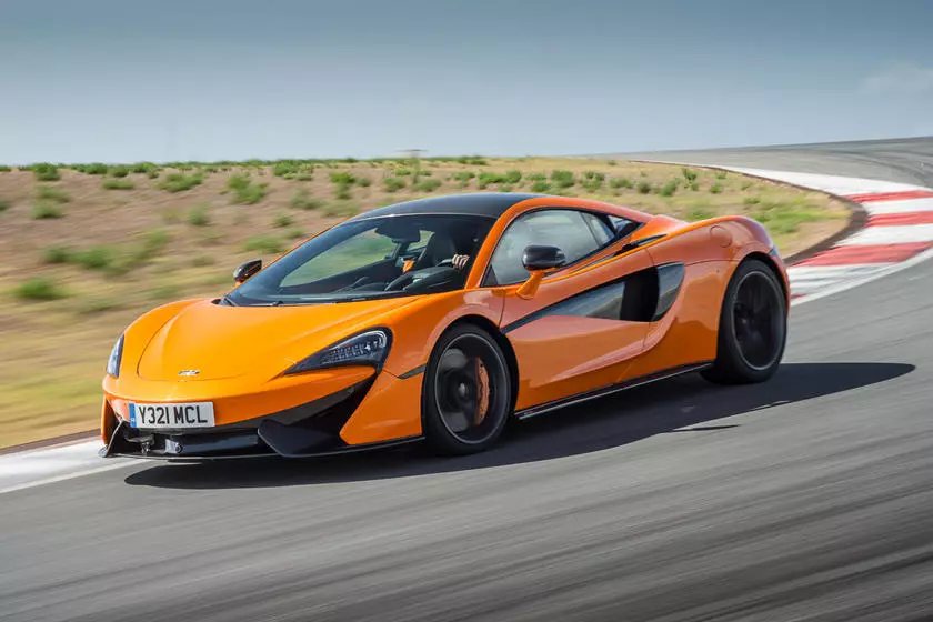 2016-2020 McLaren 570S Coupe Front View Driving