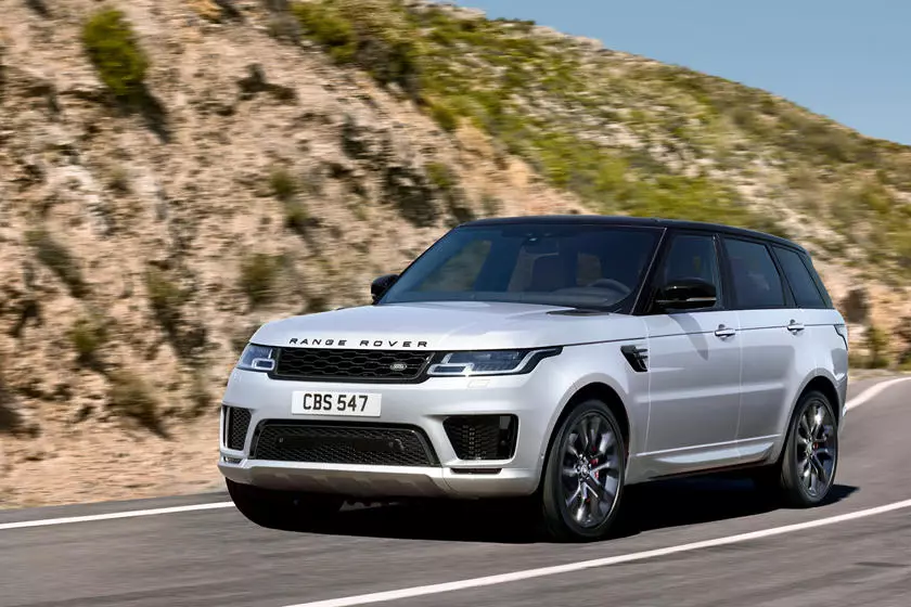 2018-2020 Land Rover Range Rover Sport Front View Driving