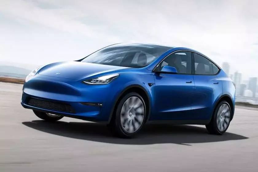 2020-2022 Tesla Model Y Frontansicht