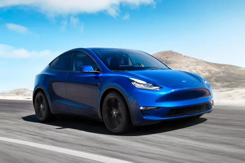 2020-2021 Tesla Model Y Урд талаас харах