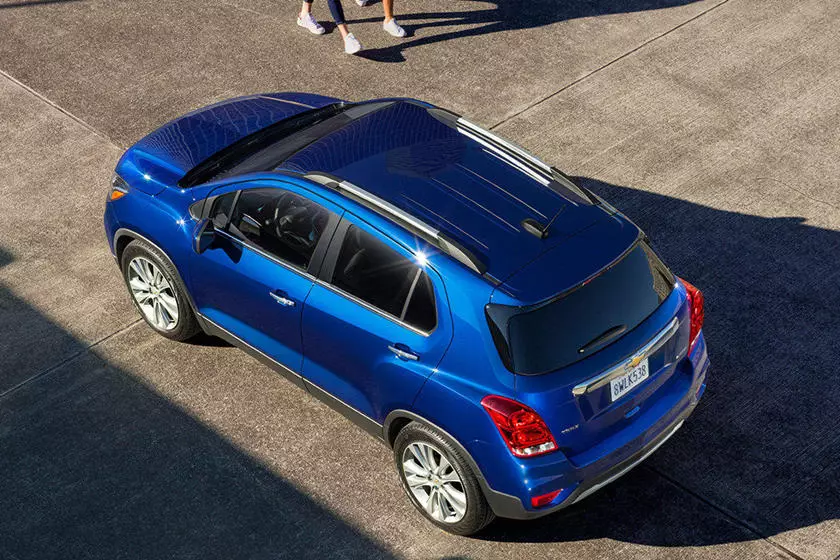 2017-2020 Chevrolet Trax Top View