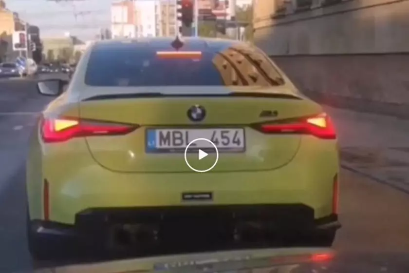 Кіроўца BMW зняважаны пасля агульнага спаборніцтва M4 33613_1