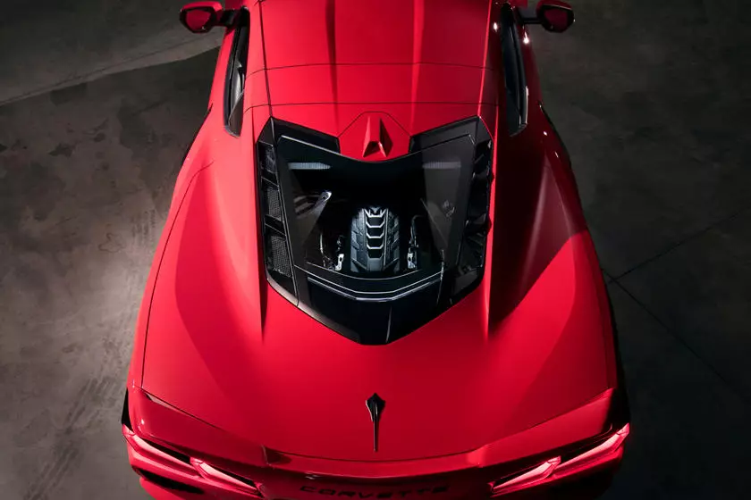 2020-2021 Chevrolet Corvette C8 Top View