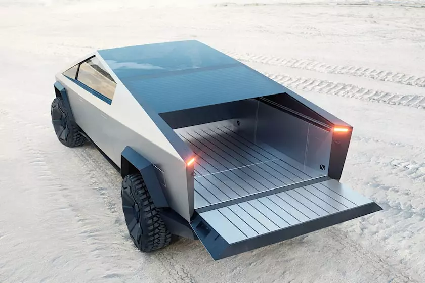 2022 Tesla Cybertruck Trunk Space