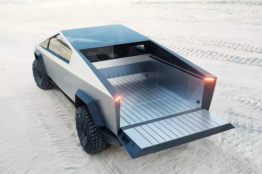 2022 Tesla Cybertruck Maximum Cargo Space