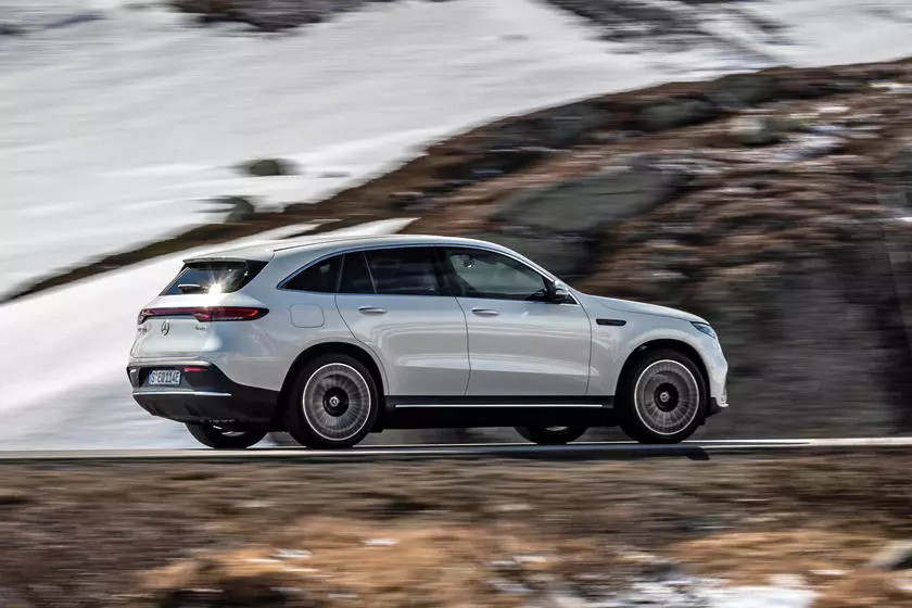 2020 Mercedes-Benz EQC Side View Driving