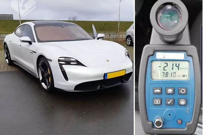 Porsche Taycan Sürücüsü 60 MPH Bölgesinde 130 MPH'nin Üzerinde Saat Sürüyor 33902_1