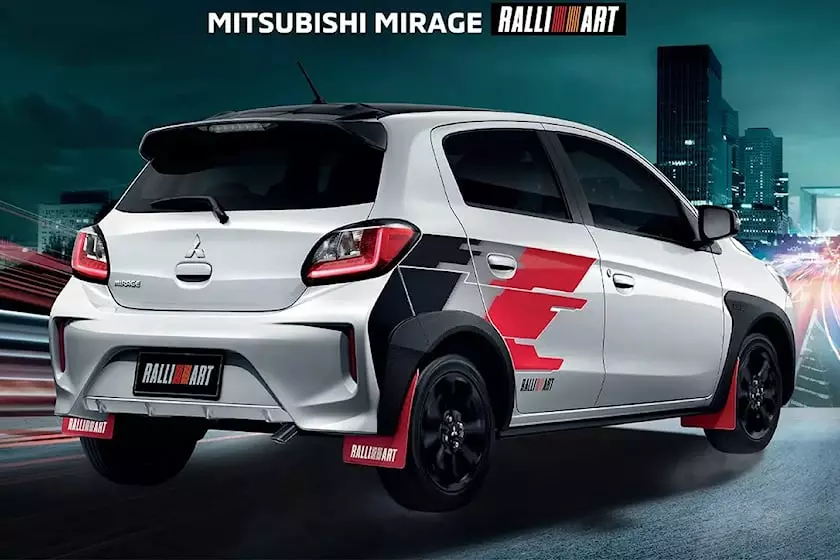 Ralliart Mitsubishi Mirage je úžasné mestské auto 3390_2