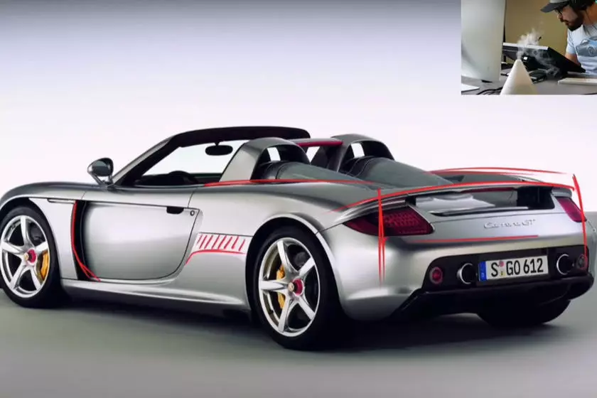 Porsche Carrera GT yang Didesain Ulang Menjadi Hidup 33976_3