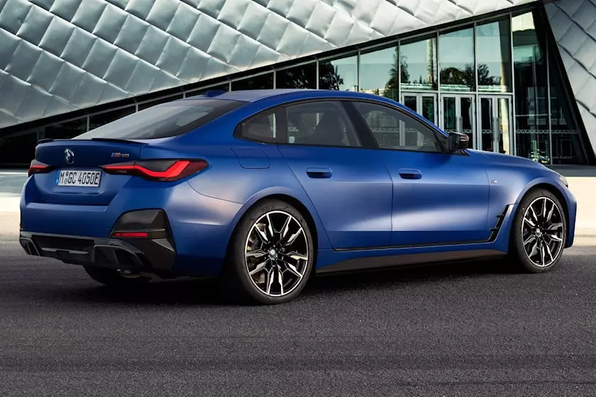 2022 BMW i4 Rear-Facing View