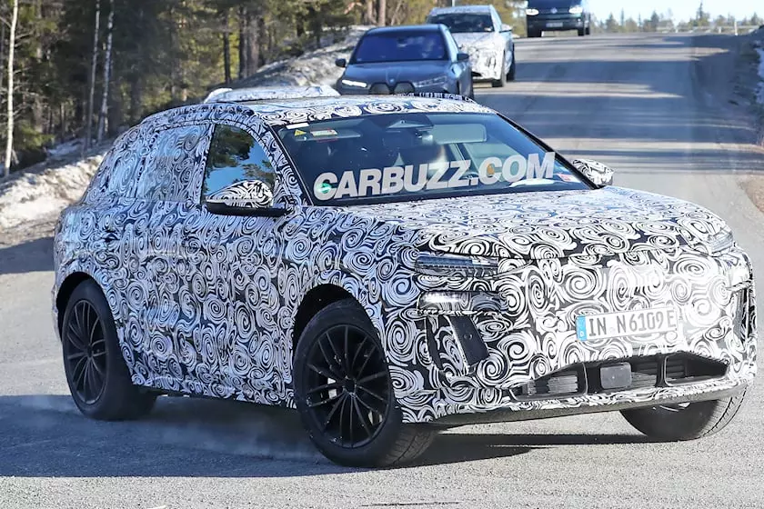 Spied: Nový RS Q6 e-tron od Audi počas testovania 3463_2