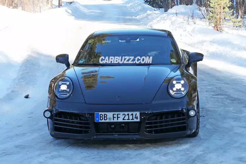 Porsche 911 híbrido espionado em Nurburgring 3465_6