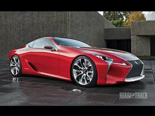 Foto ofisyèl ak karakteristik Road & Track sou konsèp Lexus LF-Lc 34937_2