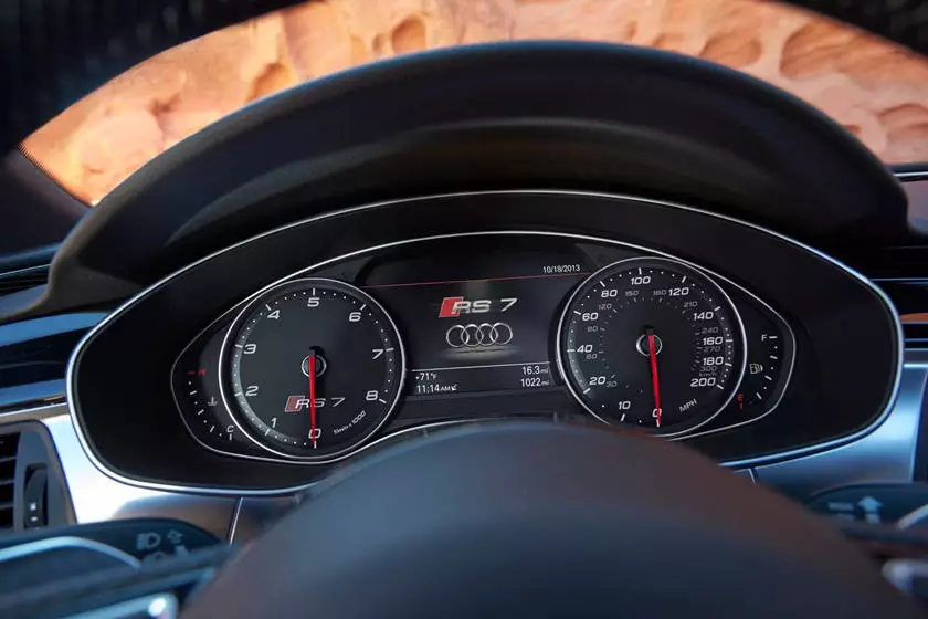 2017-2018 Audi RS7 اسپورٹ بیک گیج کلسٹر