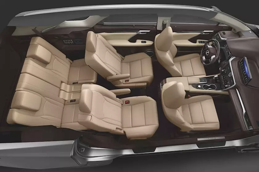 Porucha interiéru Lexus RX 2020-2022
