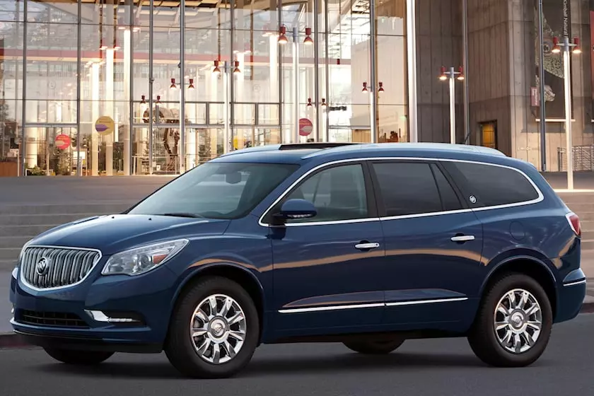 2013-2017 Buick Enclave Front បីភាគបួន ទិដ្ឋភាពចំហៀងខាងឆ្វេង