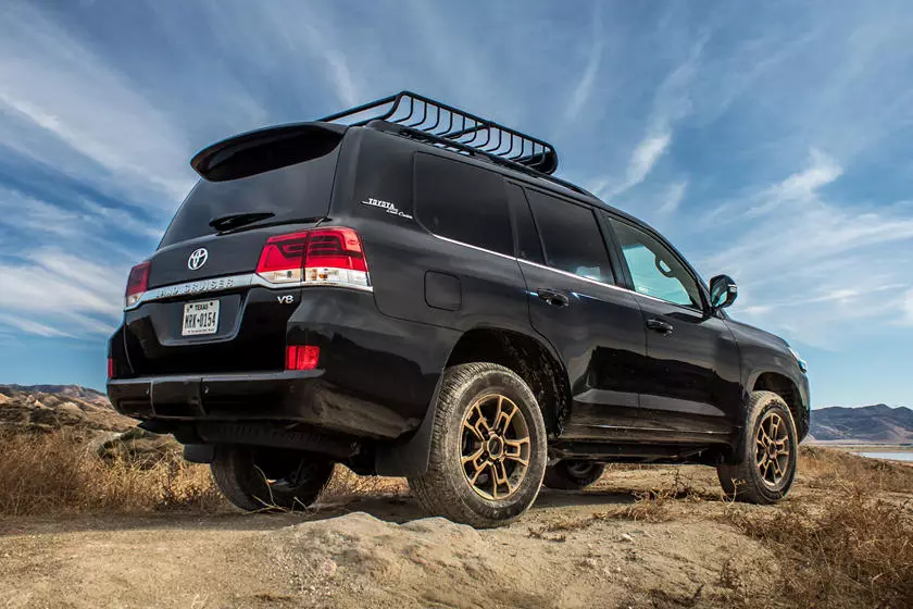 2020-2021 Toyota Land Cruiser Rear Angle View